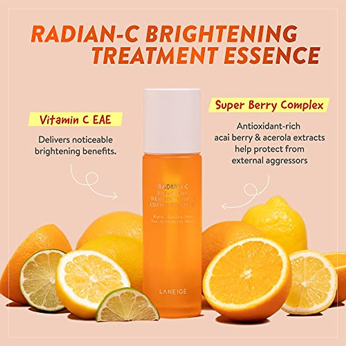 LANEIGE Radian-C Brightening Treatment Essence: Brighten and Visibly Smooth