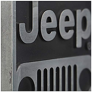 Open Road Brands Jeep Grille Metal Wall Hook - Jeep Wall Hook for Coats, Jackets, Keys and More