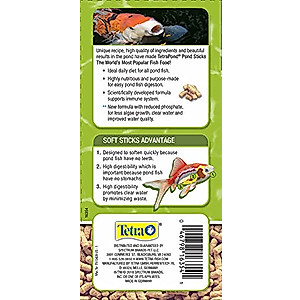 TetraPond Pond Sticks 3.53 Ounces, Pond Fish Food, For Goldfish And Koi, Tetra Pond Pond Sticks, Healthy Nutrition for Goldfish and Koi
