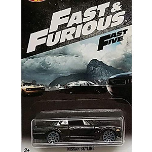 Hot Wheels Fast and Furious 2018 Series Black Nissan Skyline DIE-CAST Exclusive, F&F Nissan