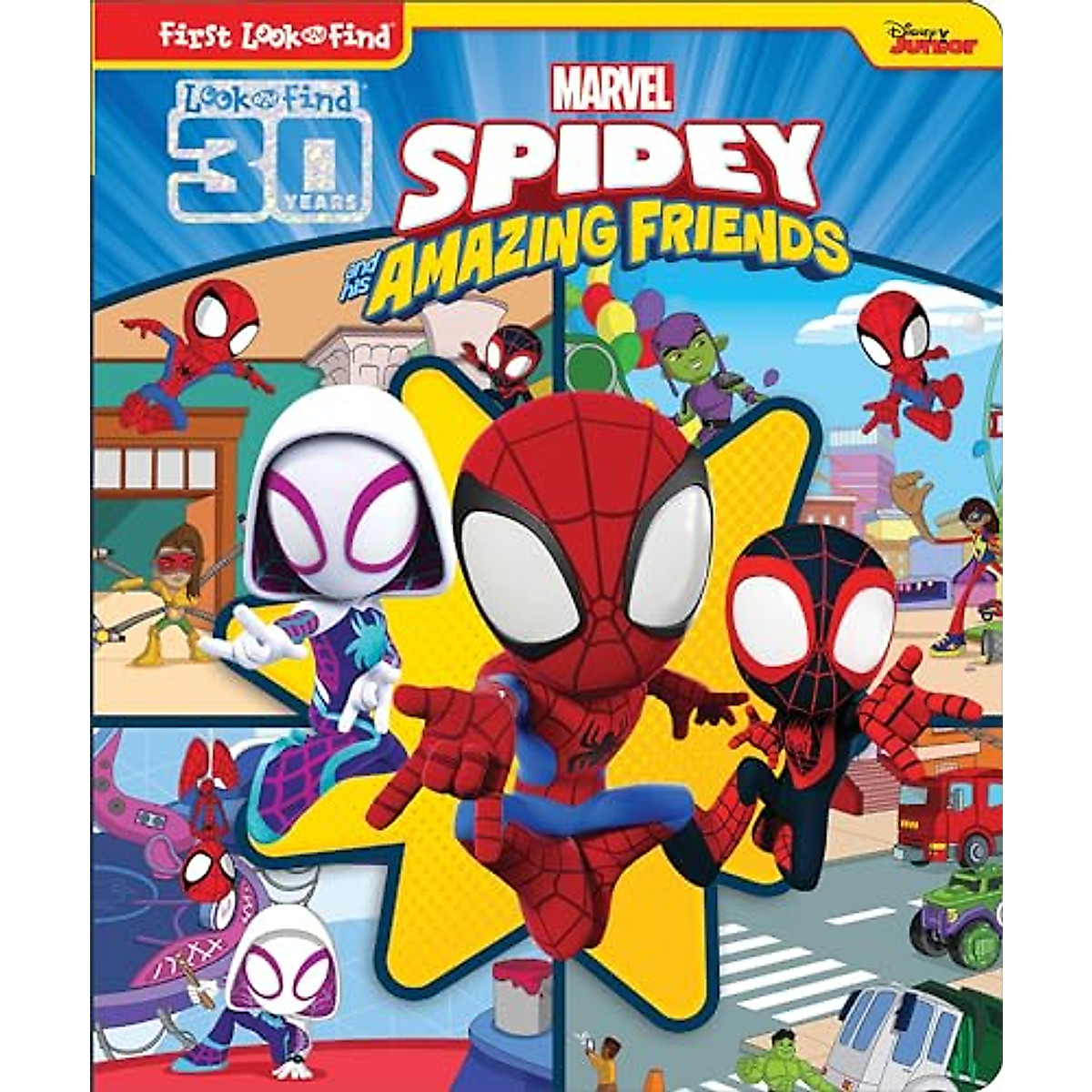 Marvel Spider-man - Spidey and His Amazing Friends - First Look and Find Activity Book - PI Kids
