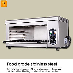 2000W Commercial Convection Oven, Electric Convection Toaster Oven, Single Layer Professional Electric Baking Oven, CE/FCC/CCC/PSE