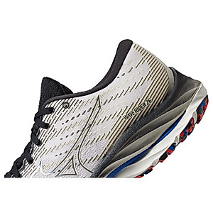 Mizuno Men's Wave Rider 26 | Neutral Running Shoe | Snow White | US 10