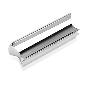 Cheerock Electric Guitar Solid Steel Slide Tone Bar, Polished Metal Guitar Slide, Electric Guitar Accessories, Steel Guitar Bar Slide for Dobro Hawaiian Guitar Lap Guitar