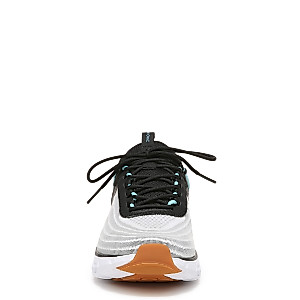 Vionic Women's Fortune Performance Sneaker- Supportive Active Walking Shoes for Heel Pain, Plantar Fasciitis with an Arch Support White/Black Synthetic 9 Medium