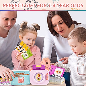 Supplim Toddlers Montessori Toys for 1 2 3 4 5 Year Old Boys Girls - Preschool Learning Autism Sensory Toys Autistic Children Speech Therapy Toys Talking Flash Cards 224 Sight Words