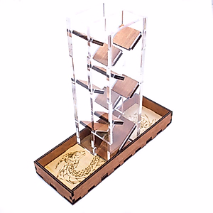 C4Labs Dueling Dice Tower - Dragon Engraving - Gunstock