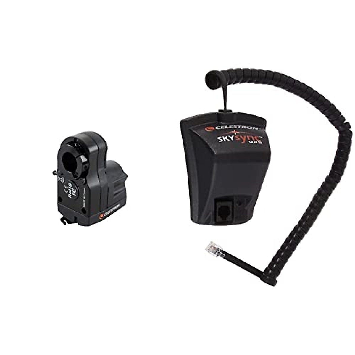 Celestron Motor for SCT and EdgeHD - Enables Electronic Focusing & SkySync Telescope GPS Accessory – Automatically Updates Your Telescope with 16-Channel GPS Data, Time, and Date, Black (93969)