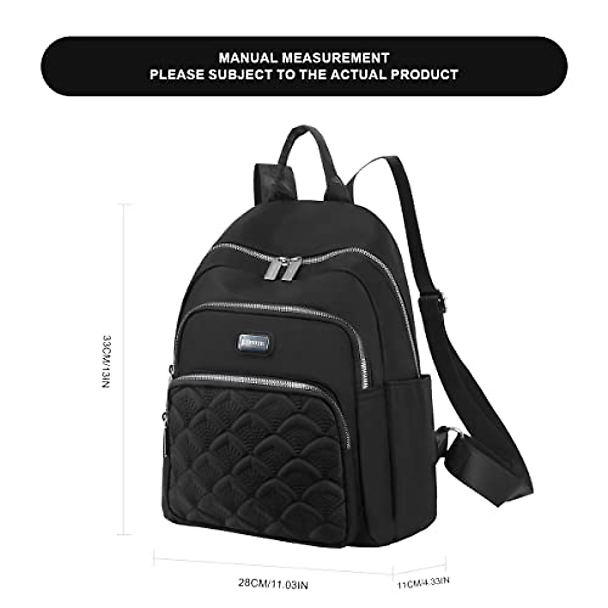 Cottoncode Small Backpack Purse for Women, Nylon Backpack Purse, School Backpacks Small Women's Backpack