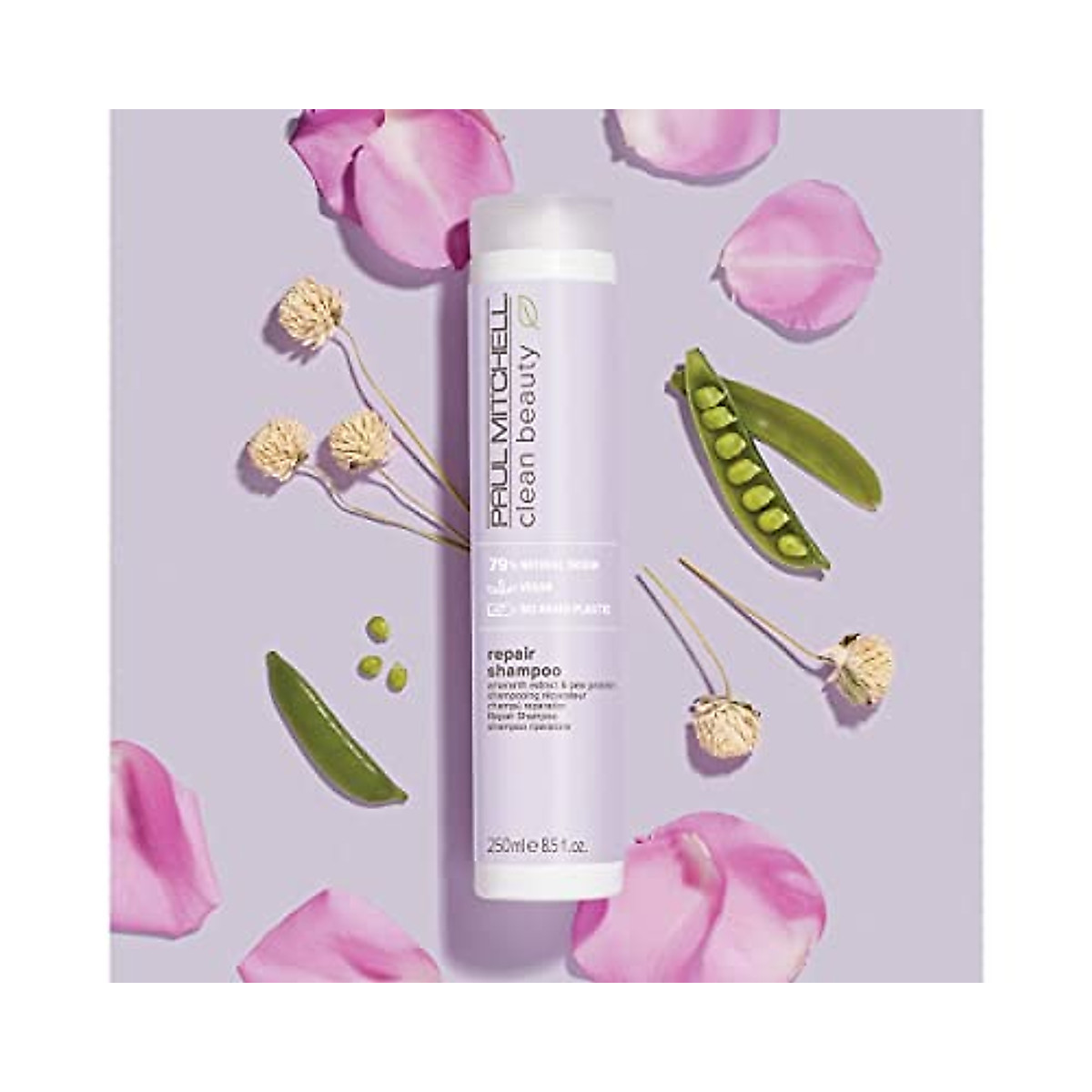 Paul Mitchell Clean Beauty Repair Shampoo, Strengthens and Protects, For Damaged, Brittle Hair, 8.5 fl. oz.