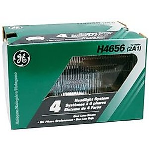 GE Lighting H4656 Standard Automotive Halogen Sealed Beam Replacement Bulb