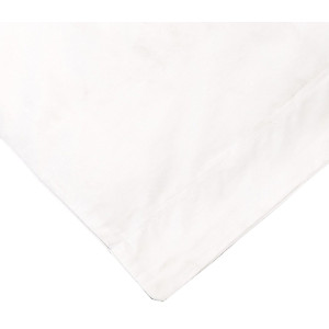 BedDecor Luxury Soft Brushed 400-Thread-Count Egyptian Cotton Embroidered Duvet Cover Set with Beautiful 2-Stripe Embroidery - - Full/Queen - White/Black