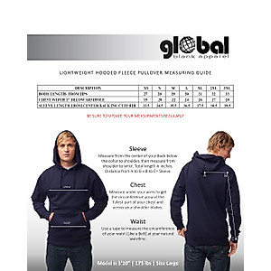 Global Blank Men's Midweight Sweatshirt Pullover Hoodie for Men Fleece Hoodies Green Camouflage