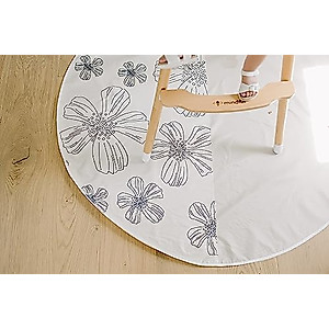 3-1 Baby Splat Mat for Under High Chair | Art Mat | Picnic Mat | Splat Mat Waterproof Washable | High Chair Mat for Floor | Splash Mat for Under High Chair | Food Mat for Baby High Chair Food Catcher