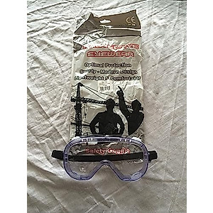 3M Tekk 11329 Virtua Anti-Fog Safety Glasses, Clear Frame, Clear Lens