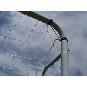 Official Size 24 X 8 X 5 Ft. Steel Soccer Goal. Heavy Duty Frame w/Net. Tournament, Regulation Size. Professional Portable Practice Training Aid. 24 X 8, 24x8(1Net)