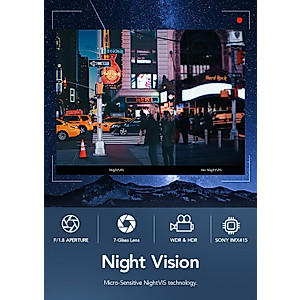 DDPAI Dash Cam 4k, 2160P Dash Camera for Cars Built in 5G WiFi GPS, Car Camera with 64G EMMC, Sony IMX415, Night Vision, WDR, G-Sensor, 24H Parking Monitor