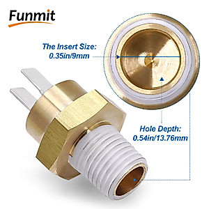 Funmit 42002-0024S Stack Flue Sensor 42001-0063S High Limit Switch and 42001-0053S Heater Thermistor Spa Hearters Replacement for Pentair