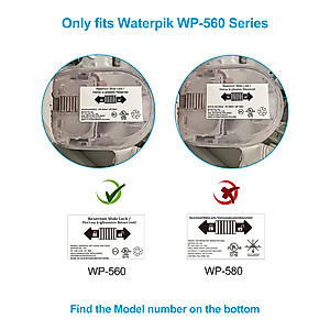 WUKUR Charger Replacement for Waterpik Water Flosser Magnetic Charger Cord Compatible with Waterpik WP-560 WP-562 WP-563 WP-567 Power Cord 5.9 FT