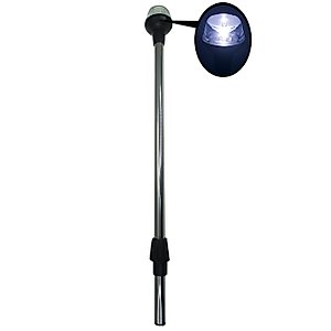 Pactrade Marine Boat LED All Round Anchor Plugin Light Pole 24" Collar USCG 93LM