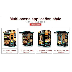 Smart Pizza Machine Business Automatic Pizza Vending Machine Self-Service Pizza Kiosk for Sale Indoor Outdoor Self-Service Fresh Pizza