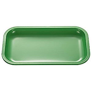 NERANENA Metal Tray 10.6" x 6.3" (Green - Medium Size)
