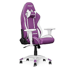AKRacing California Gaming Chair XS Extra Small, Swivel, Rocker and Seat Height Adjustment Mechanisms with 5/10, Purple