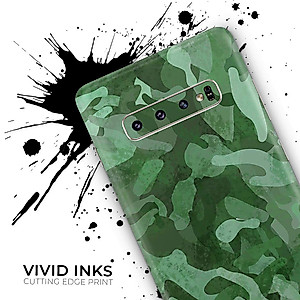 DesignSkinz Desert Green Camouflage V2 Protective Vinyl Decal Wrap Skin Cover Compatible with The Samsung Galaxy S20 (Screen Trim & Back Glass Skin)
