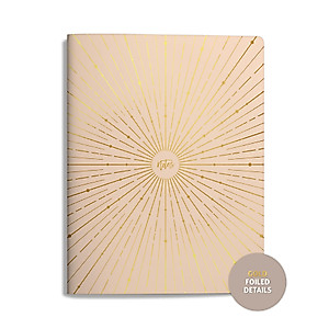 Southworth Premium Journal Set (3pk), 6.5”x 8.5”, Ethereal Geometrics (3 Coordinating Designs), Premium 28lb/105gsm Paper, Flex Journals, 32 Ruled Sheets/64 Pages Per Journal (91071)