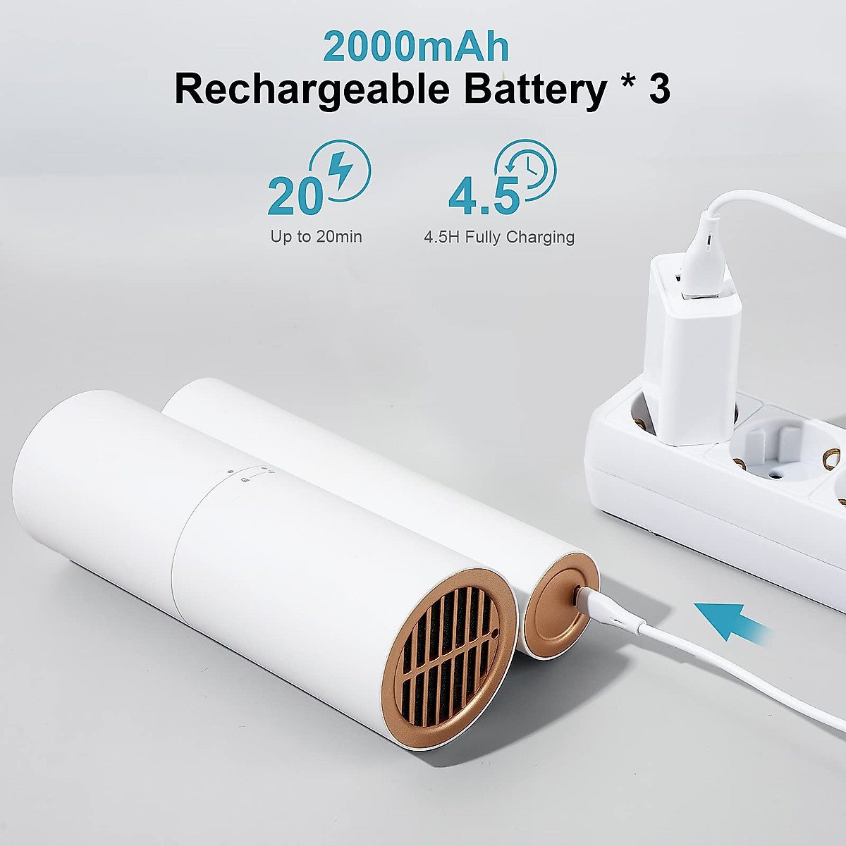 Handheld Vacuum, Mini Vacuum, Hand Vacuum Dust Buster with 8000Pa Strong Suction, 150W High Power, USB Rechargeable 270-Degree Rotatable Cordless Portable Vacuum for Home Office and Car