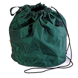 Emerald Green Jewel Small GoKnit Pouch Project Bag w/ Loop & Drawstring