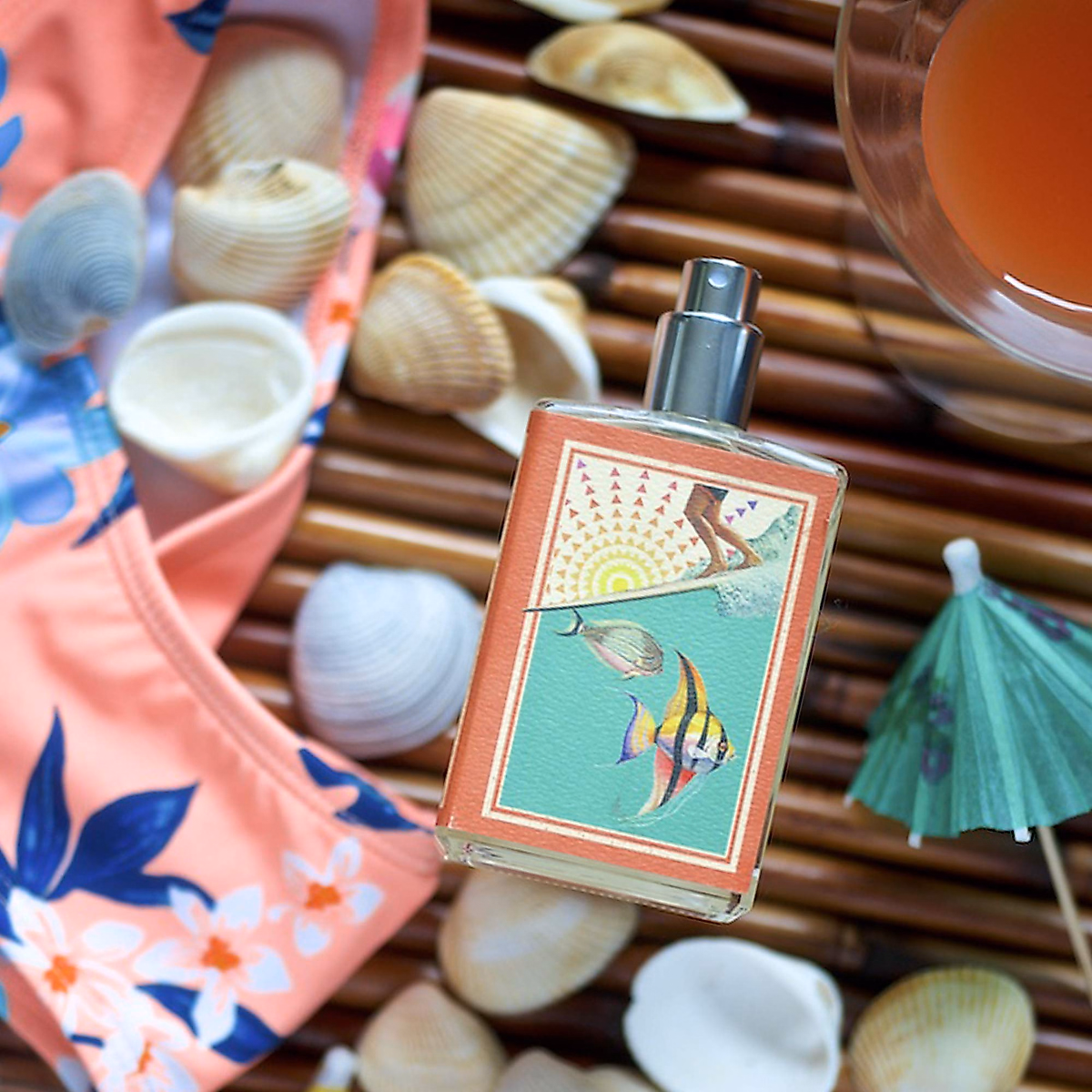 Imaginary Authors Sundrunk Eau De Parfum Unisex Spray, Rose Water Women's Fragrances Men's Perfume Rhubarb Fragrance Unisex Perfume Spray 1.7 Fl Oz