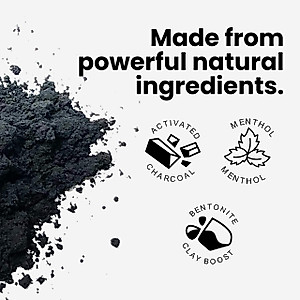 BLAQ Teeth Whitening Charcoal Powder - Natural Tooth Whitening for Sensitive Teeth - Charcoal Teeth Whitening Powder - Activated Charcoal Tooth Whitener - 30g/1oz