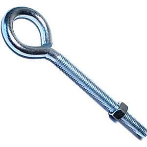 Hard-to-Find Fastener 014973239947 Eye Bolts with Nuts, 3/8-16 x 6, Piece-4