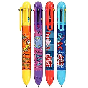 Raymond Geddes Dr. Seuss 6-in-1 Retractable Pens (Pack of 12)