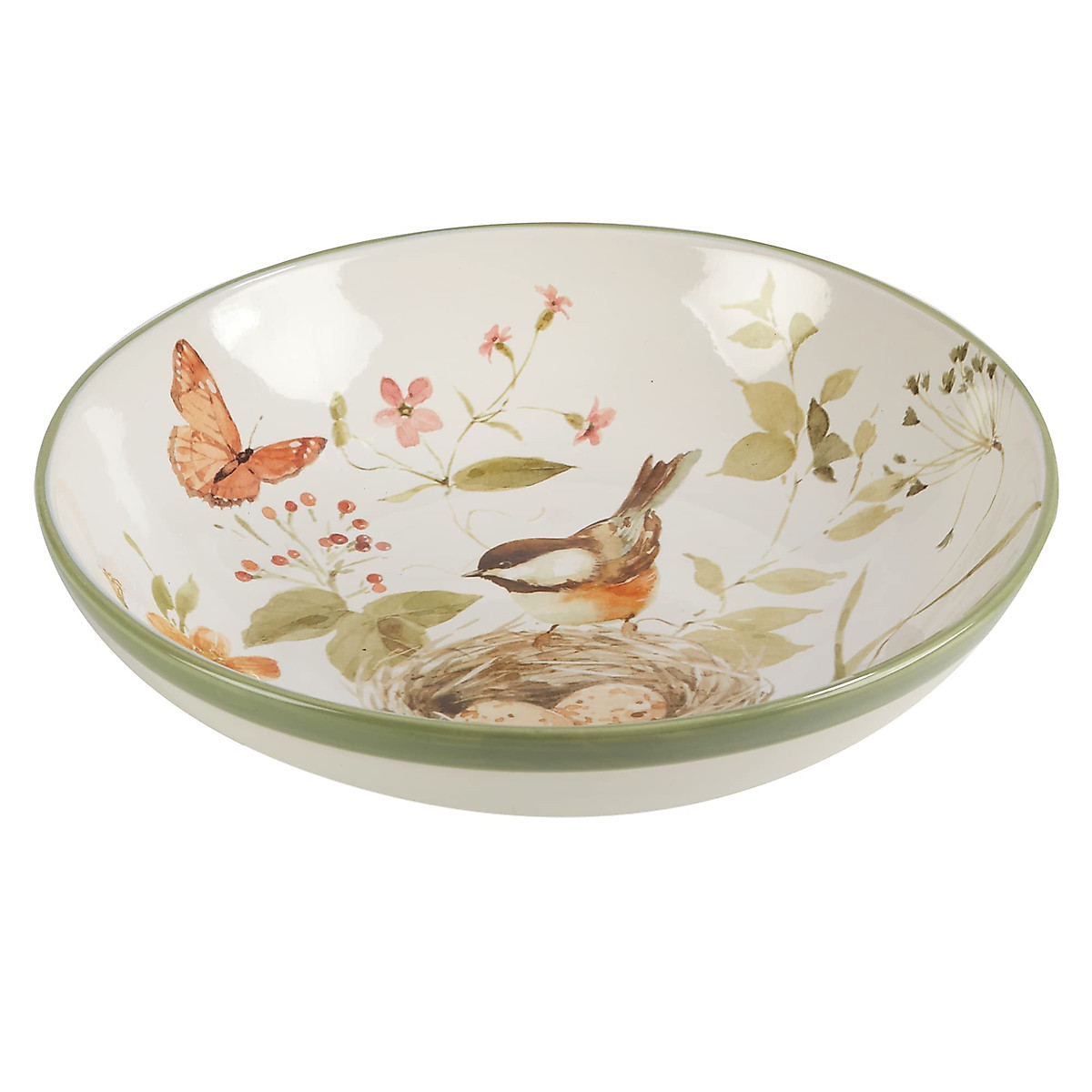 Certified International Nature's Song 128 oz. Serving/Pasta Bowl 13" x 3", Multicolor