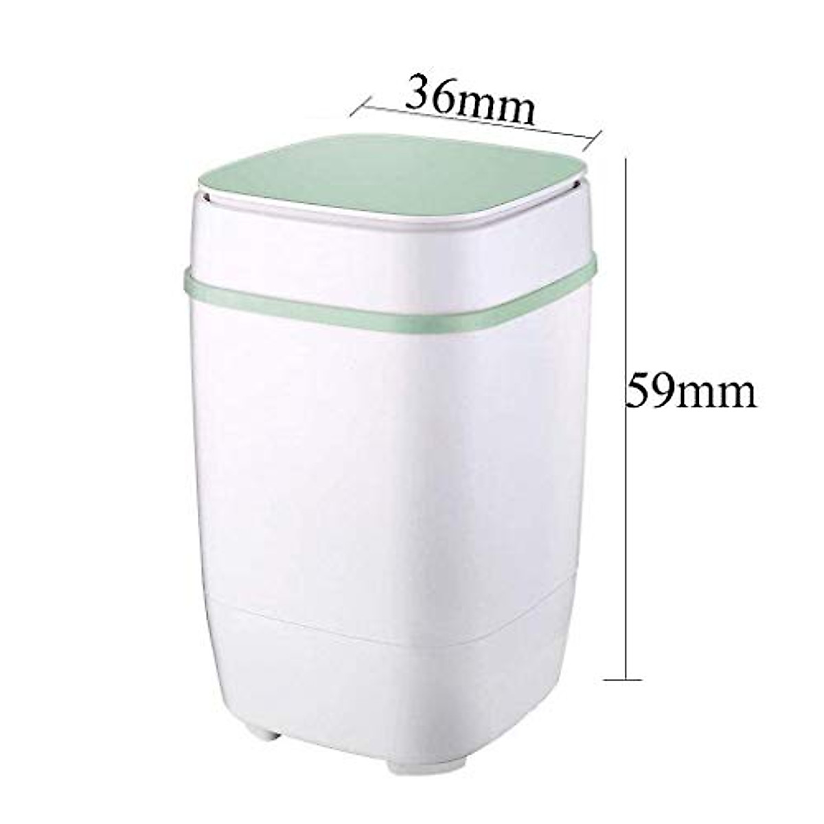 ZLXDP Mini Washing Machine Small Semi-Automatic Machine Socks Underwear Dormitory Lazy Artifact