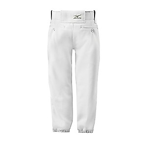 Mizuno Youth Select Pro Pants, White, XX-Large