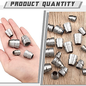 Safety Round Axe Handle Wedges Hammer Splitting Axe Wedge Hand Metal Wedge Round Steel Wedge for Axe Claw Hammer Sledge, Mauls Handle Wedge Kit (21 Pcs,0.31/ 0.39/ 0.43/ 0.51/0.63/0.71/ 0.75 Inch)