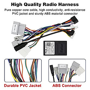 Car Radio Wiring Harness Kit Replacement for Honda Civic CRV 2012-2015 Stereo Power Adapter with CANBus Connector
