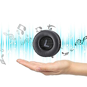 Universal Headphone Earpads, 75mm Foam Headset Cover Cushion Ear Pads Replacement Part