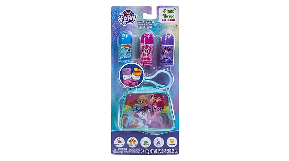 My Little Pony Lip Balm Set for Kids - Flavored & Plant-Based | Fun & Safe