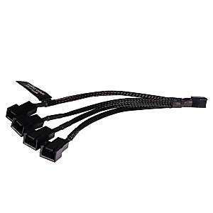 Alphacool Y-Splitter 3-Pin to 4X 3-Pin Cable, 15cm