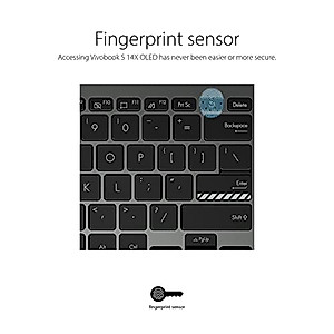 ASUS VivoBook S 14X OLED Laptop, 14.5” 2.8K 16:10 120Hz Display, Intel Evo Platform, Intel Core i5-12500H CPU, 8GB RAM, 512GB SSD, Windows 11 Home, Midnight Black, S5402ZA-DB51