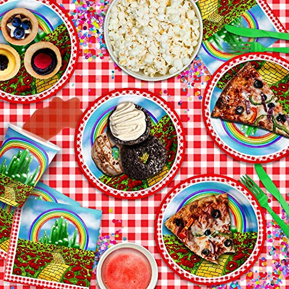 The Wonderful Wizard of Oz Birthday Party Supplies Set Plates Napkins Cups Tableware Kit for 16