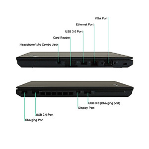 Lenovo ThinkPad T450S 14 HD, Core i5-5200U 2.2GHz, 12GB RAM, 512GB Solid State Drive, Windows 10 Pro 64Bit, CAM, (Renewed)