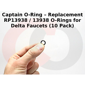 Captain O-Ring – Replacement RP13938 / 13938 O-Rings for Delta Faucets (10 Pack)