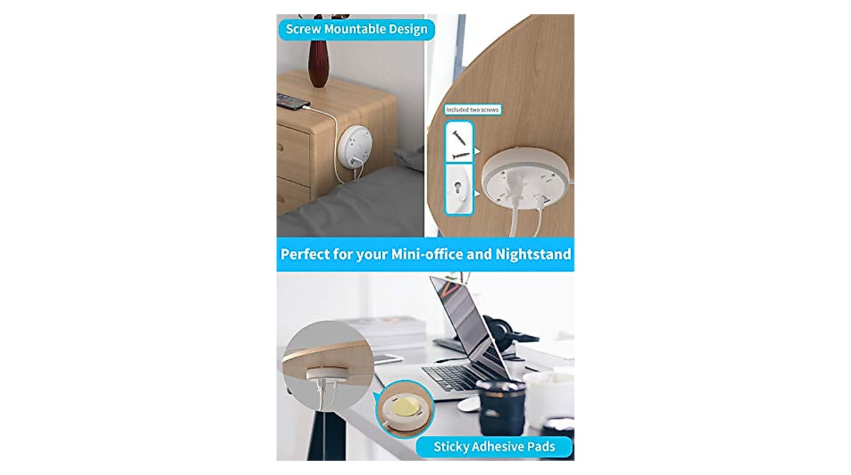 Compact Power Strip with USB-C for Travel | NTONPOWER