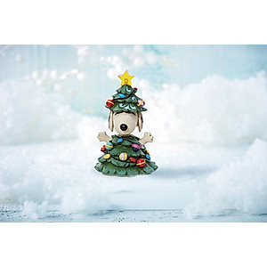 Enesco Jim Shore Peanuts Snoopy As Christmas Tree Figurine