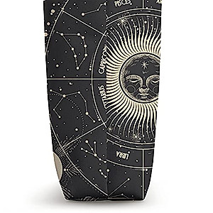 Boho Celestial Goth Witchy Tarot Astrology Wicca Pagan Space Tote Bag